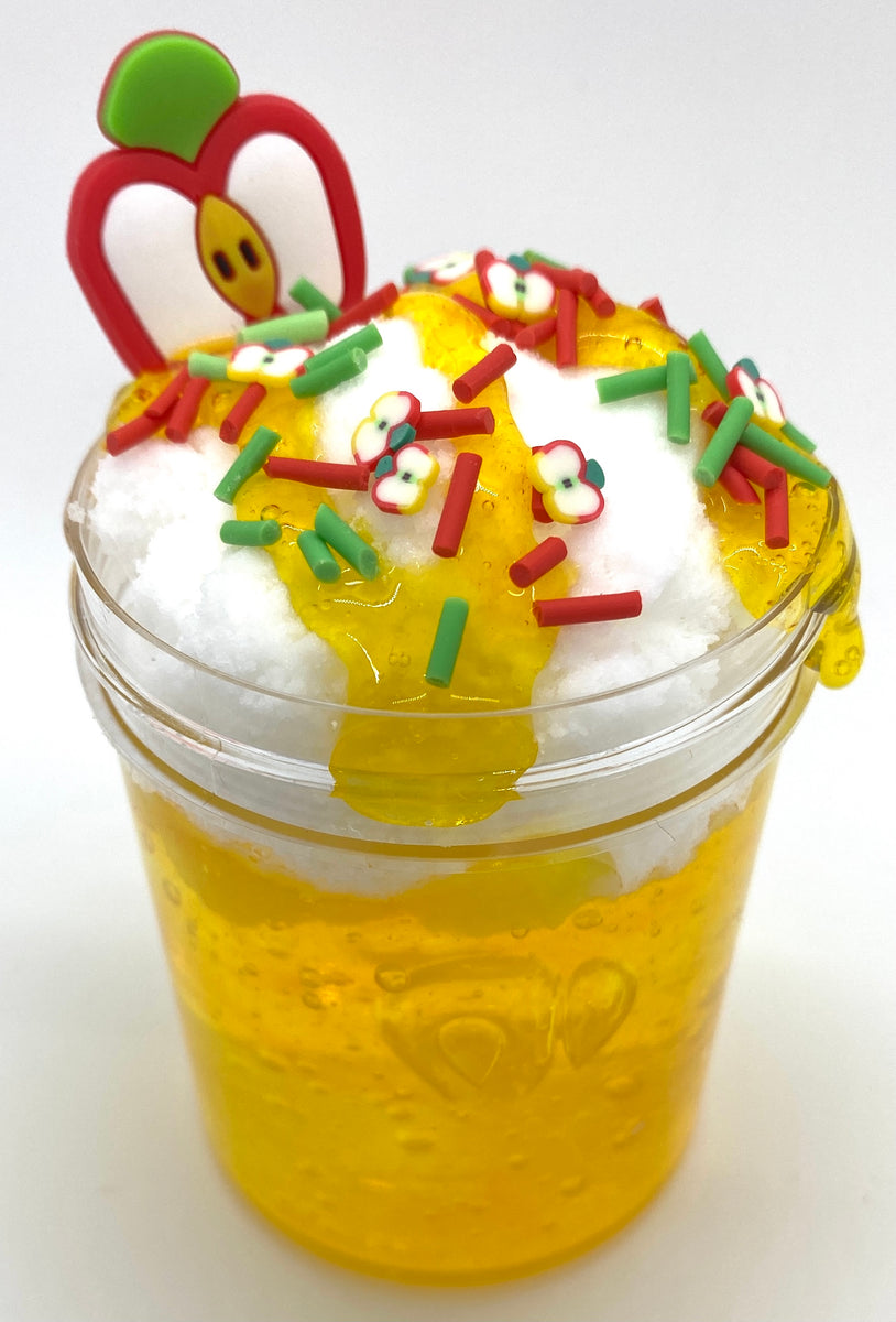 DIY Icee Slime, Apple Juice | Lemons and Slimes