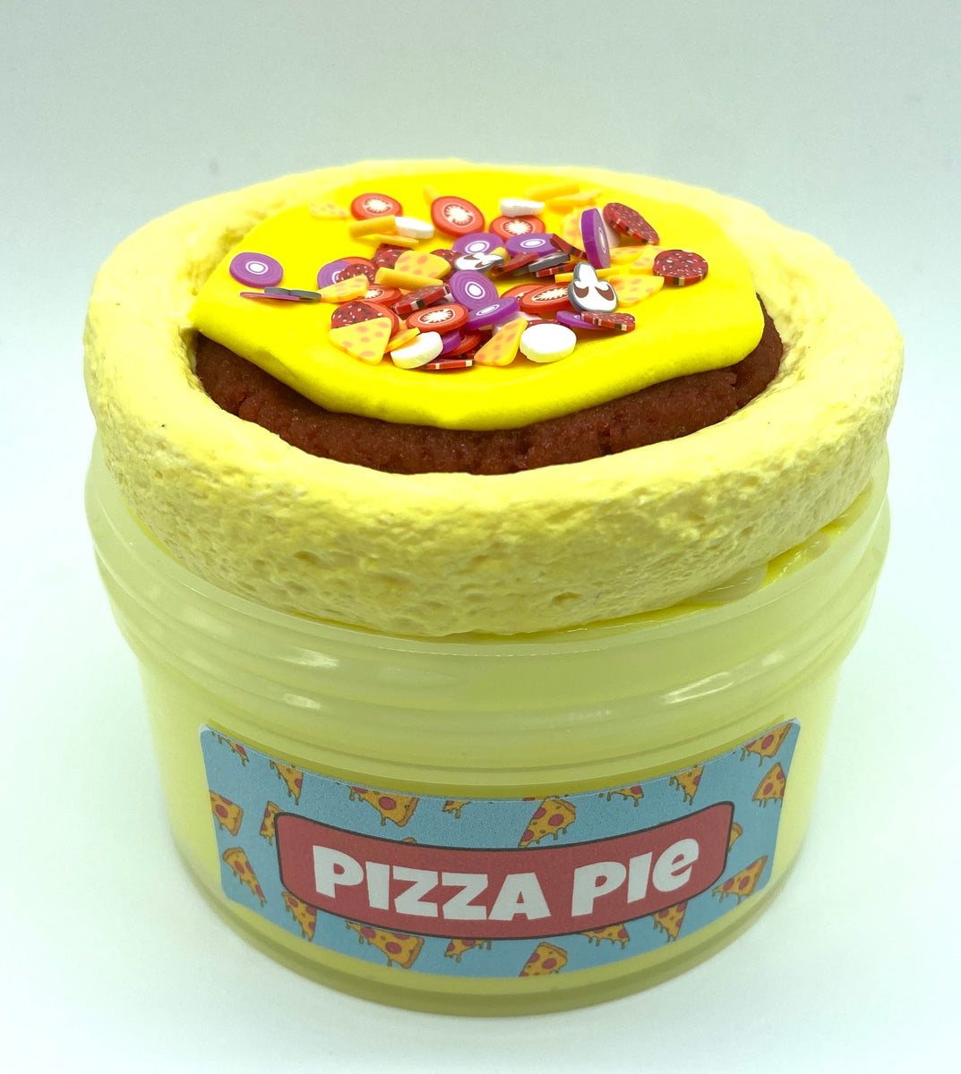 DIY Thick and Glossy Slime, Pizza Pie Slime | Lemons and Slimes