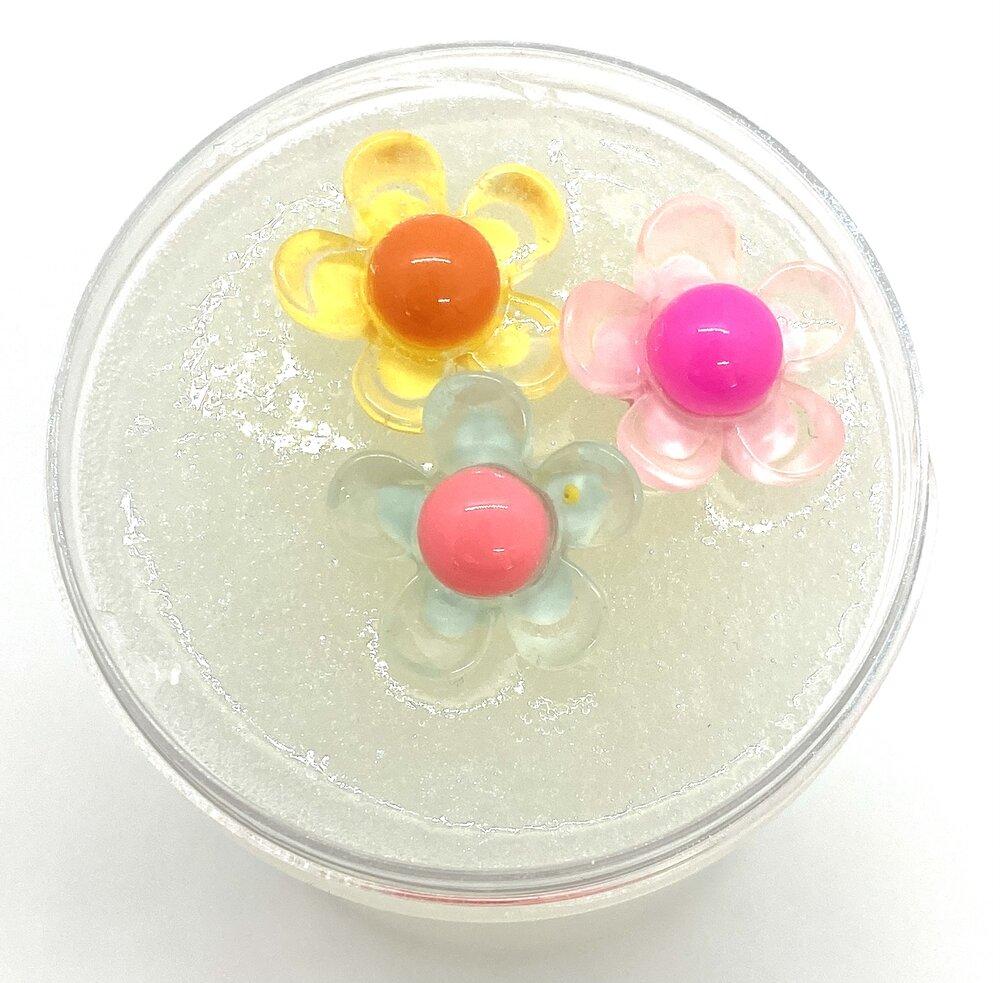 Iridescent Clear Slime, Coconut Milk Bath Slime | Lemons and Slimes