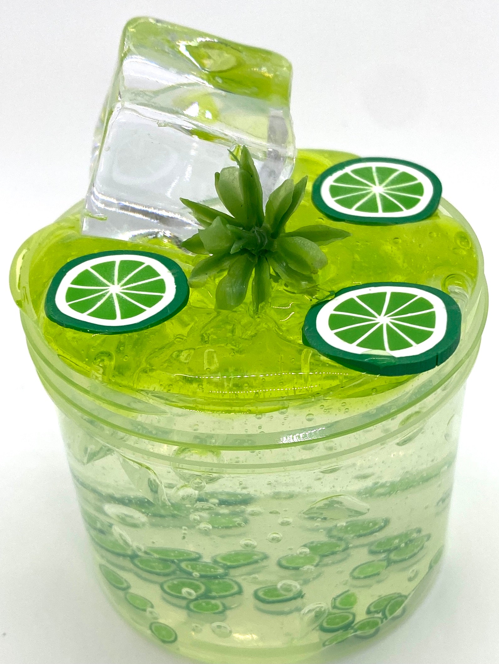 Clear Slime, Mojito | Lemons and Slimes