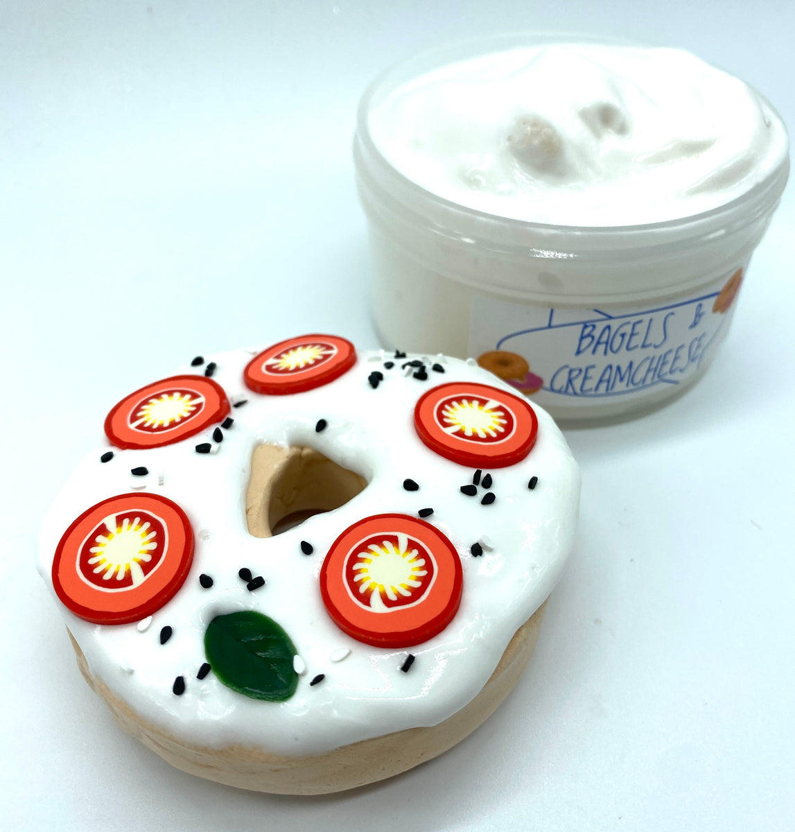 DIY Butter Slime, Bagel and. Cream Cheese | Lemons and Slimes