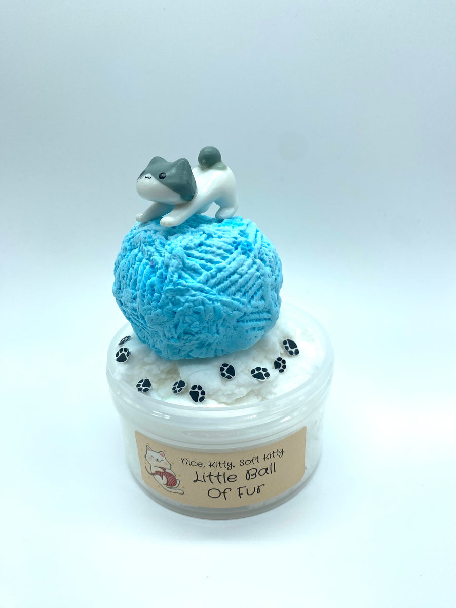 DIY Butter Cloud Slime, Little Ball of Fur | Lemons and Slimes